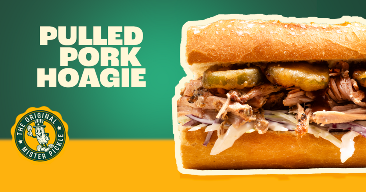 Recept: Pulled Pork Pickle Hoagie met de Original Fried Pickles | LA ...