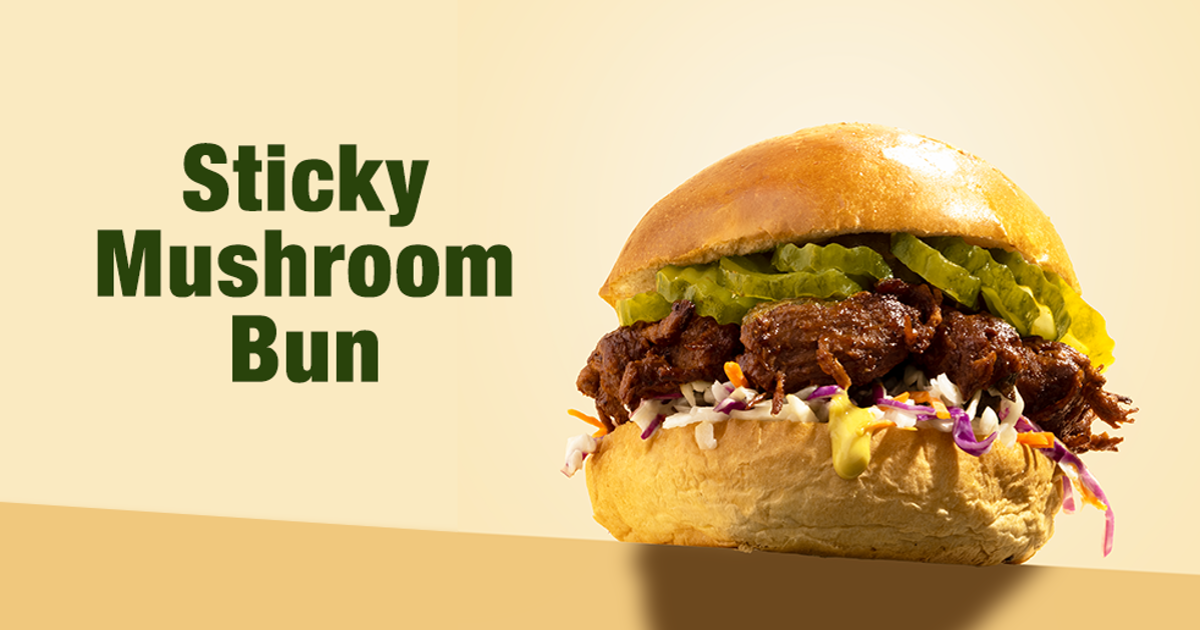 Recette: Sticky Mushroom Bun | LA Streetfood | L.A. Foods BV